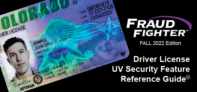 Driver License Guide | Visual Reference for UV Security Features